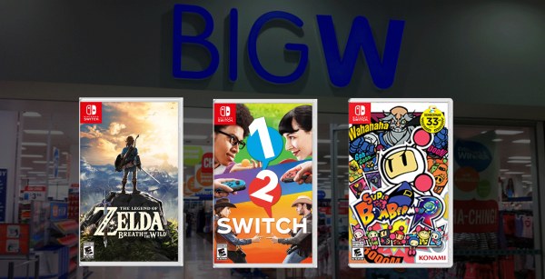 Big W Will Have Cheaper Nintendo Switch Games Than Target