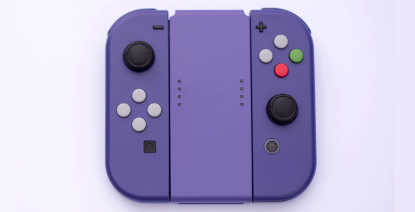Look At This Amazing GameCube Purple Painted Nintendo Switch Joy-Con