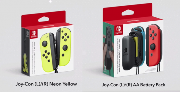 Nintendo Switch Joy-Con Battery Pack & Lime Edition Revealed