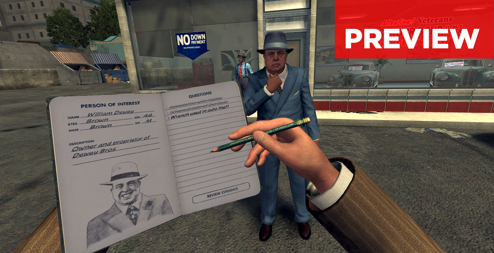 L.A. Noire: The VR Case Files Preview: Detective Fantasy