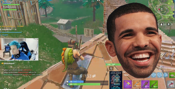 Rapper Drake Is Playing Fortnite On Twitch Right Now