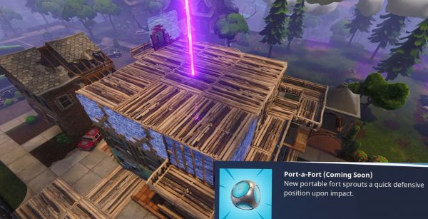 Fortnite Is Getting Portable Forts