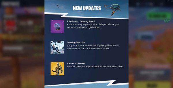 New Fortnite 'Escape Plan' Item The Rift-To-Go Has Been Revealed