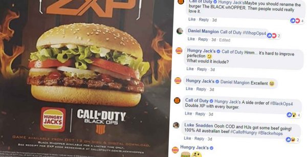 Hungry Jacks' Call Of Duty Black Whopper Is Weird And Wonderful