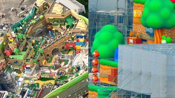 Here's Our First Look At The Super Nintendo World Theme Park In A While
