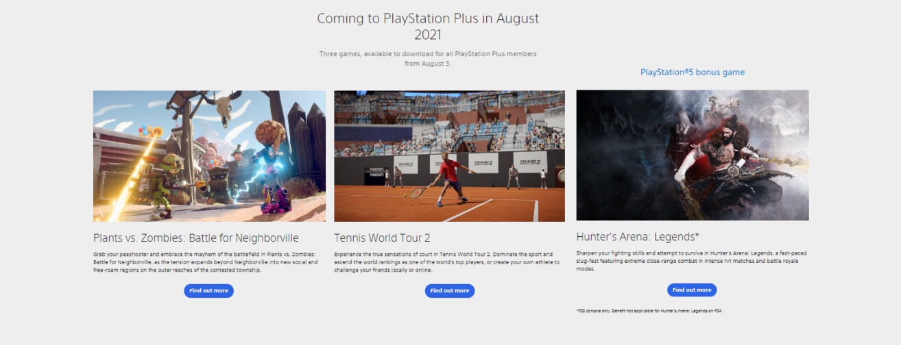 August's Free PlayStation Plus Games Have Been Confirmed