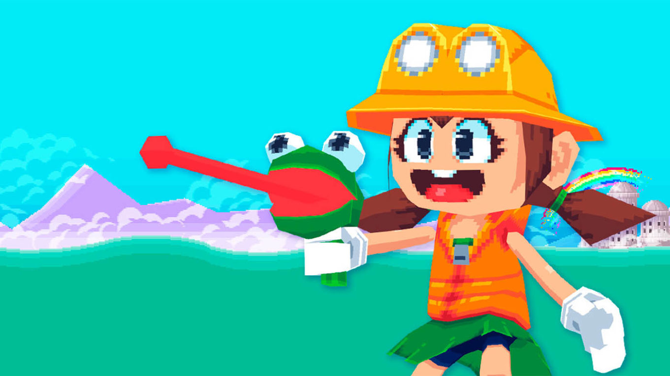 I'm Obsessed With Frogun, A PS1-Style Platformer Where Your Gun Is A Frog