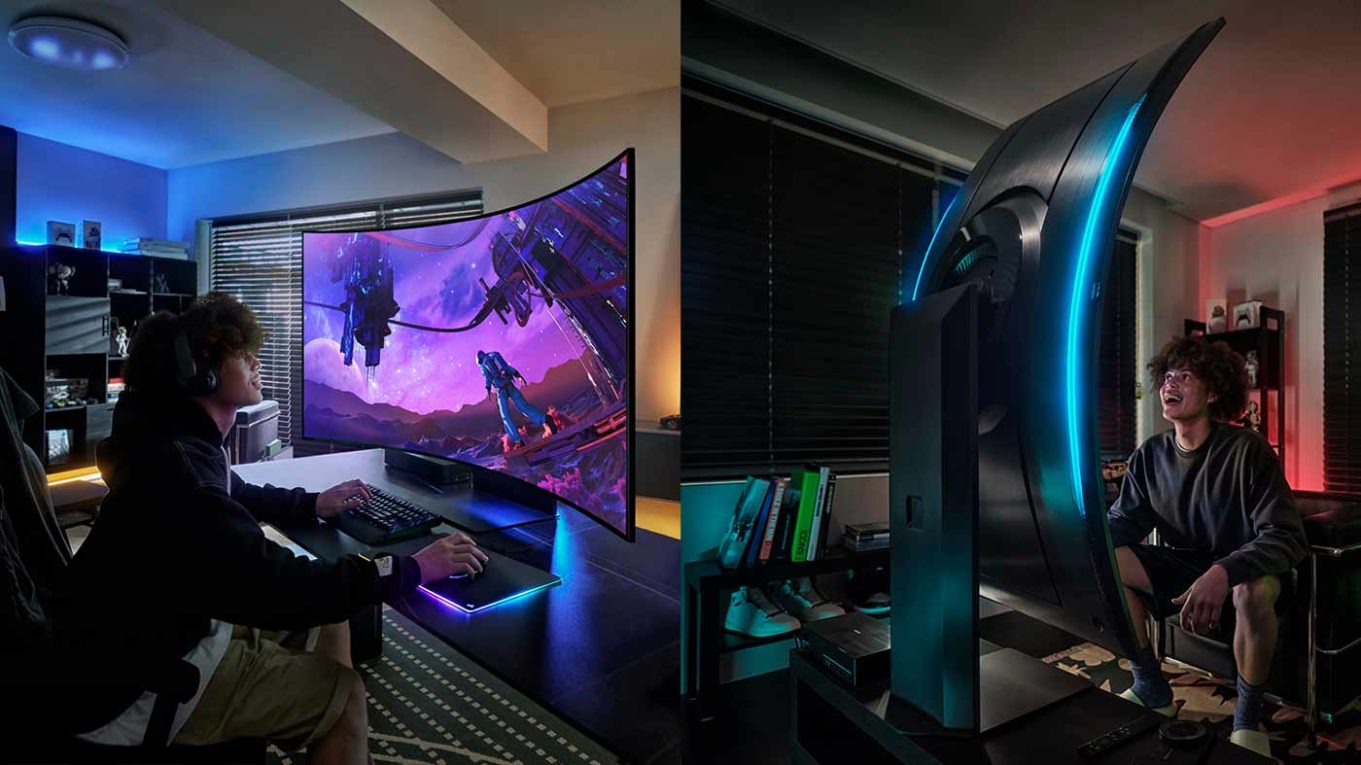 Samsung Is Launching A Monster 55" Curved 4K Gaming Monitor That Can Be ...