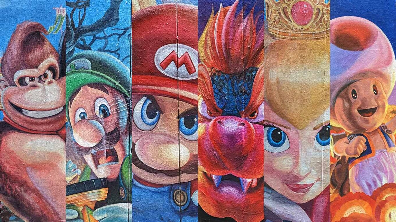 A Giant Super Mario Bros. Movie Mural Has Appeared At Melbourne Central