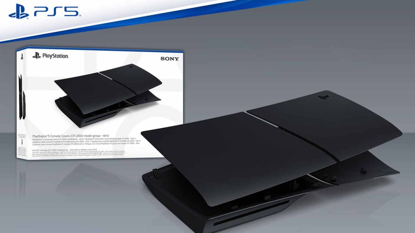 The PS5 Slim Midnight Black Console Covers Are Dropping Next Month