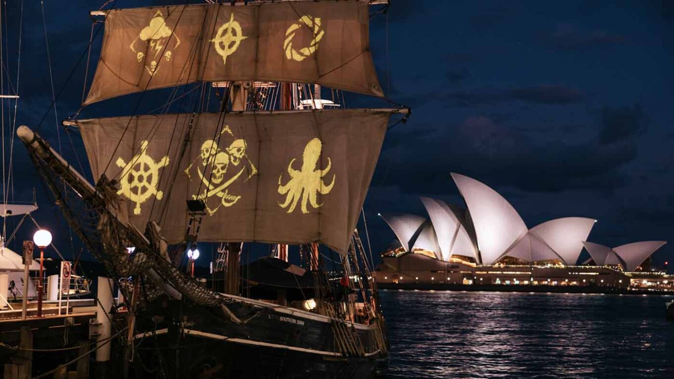 Ubisoft Brought Skull And Bones To Sydney Harbour With A Whole Pirate Ship