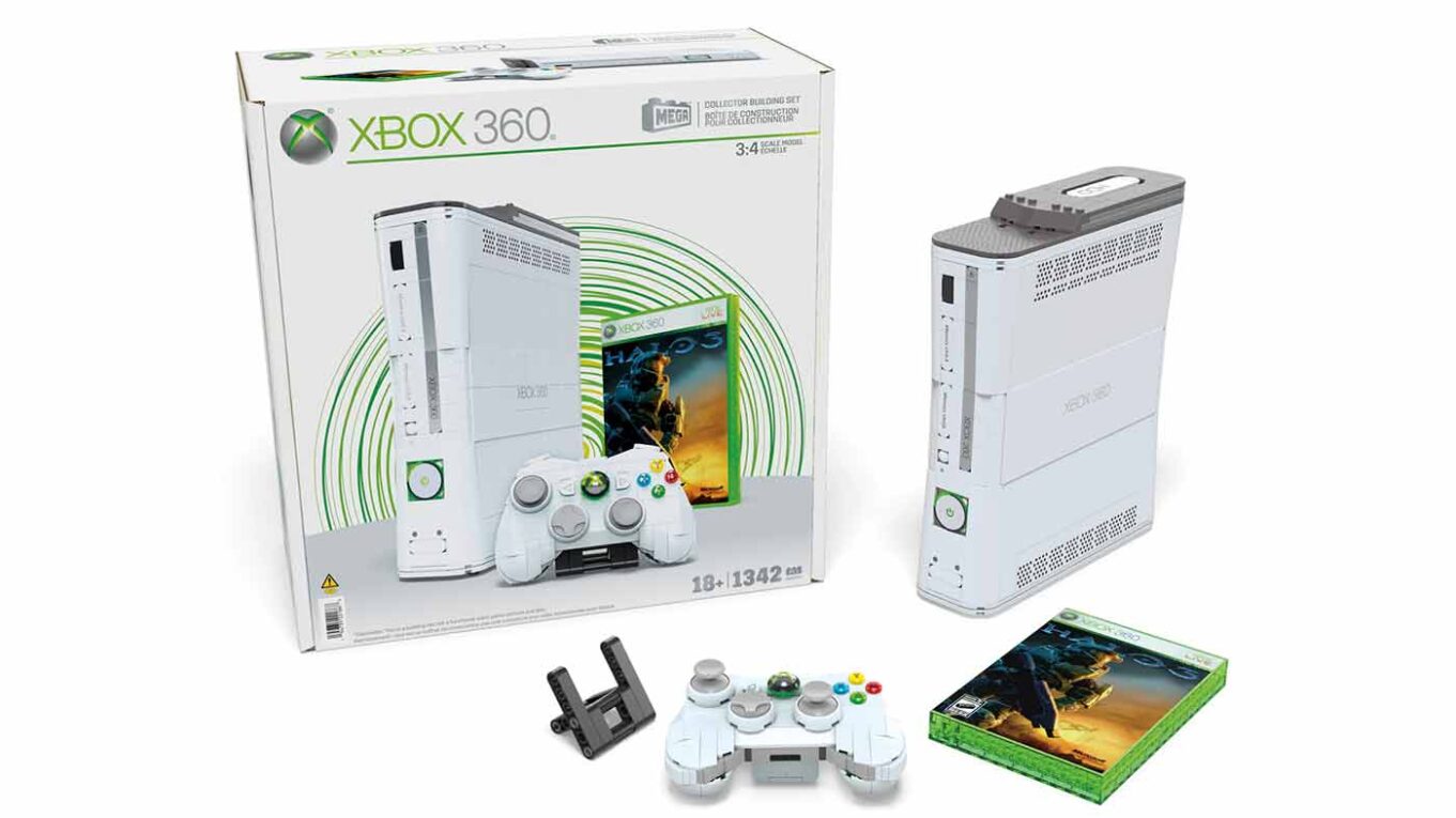 The MEGA Showcase Xbox 360 Is A Buildable Scale Model With Working ...