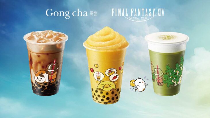 Forget The Mount, Gong Cha's Final Fantasy XIV Cup Designs Are The Loot I Want