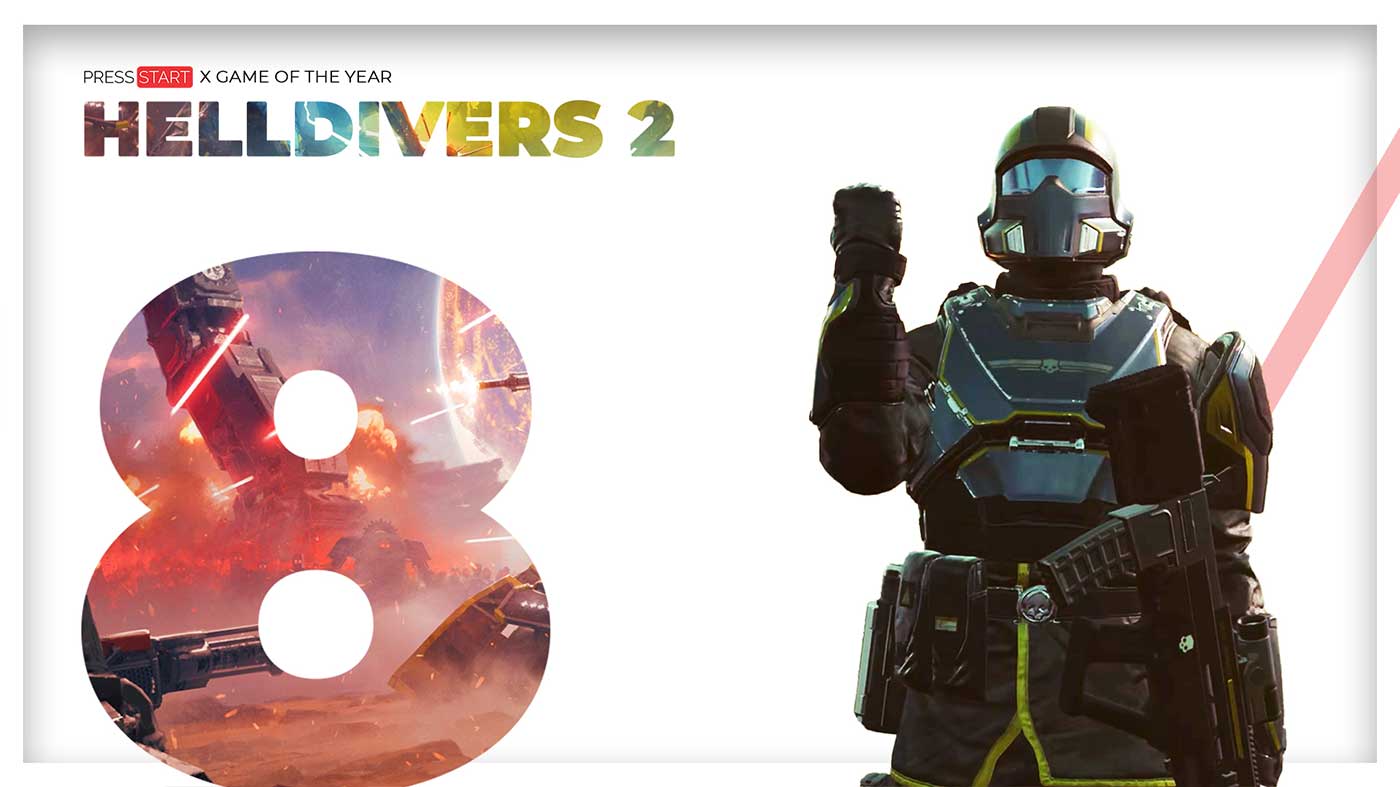 Press Start ranks Helldivers 2 as eighth best game of 2024 | News Minimalist